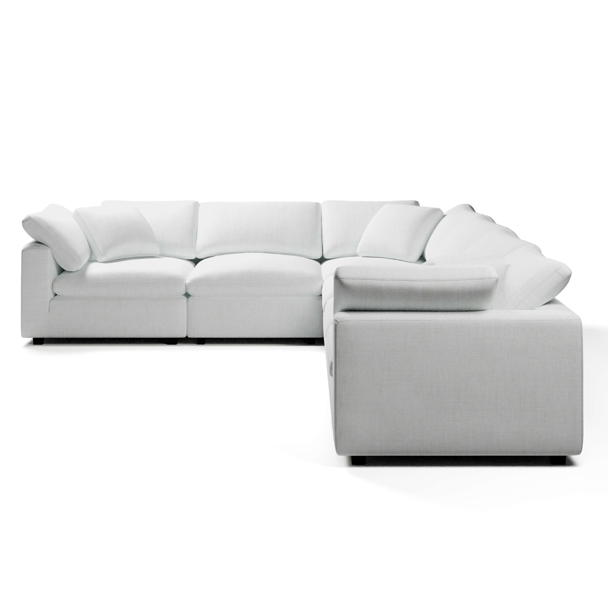 Comfy 6-Seater L-Shaped Sofa | L-Sectional Modular Sofa | Couch Haus